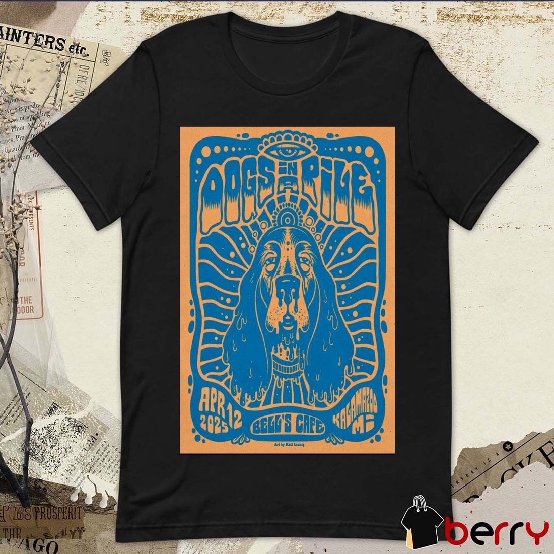 Official Poster Dogs In A Pile Bell's Cafe Kalamazoo MI April 12 2025 ...