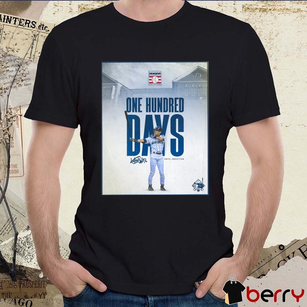 Official Seattle Mariners Ichiro Suzuki One Hundred Days National ...