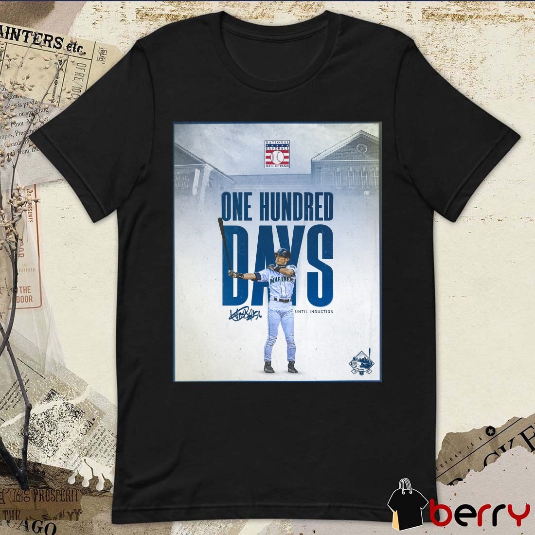 Official Seattle Mariners Ichiro Suzuki One Hundred Days National ...