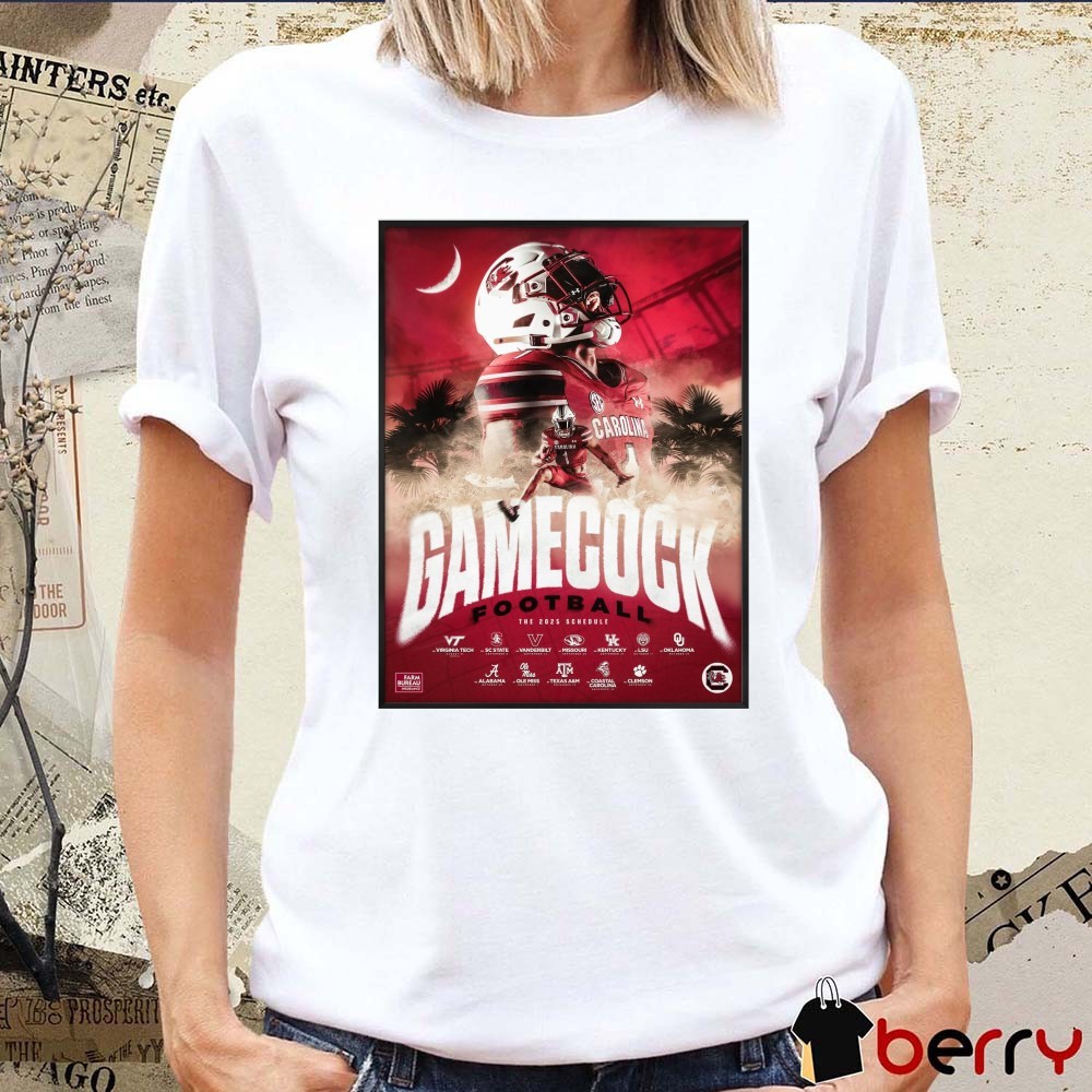 Official South Carolina Gamecock Football 2025 Season Garnet And Black ...