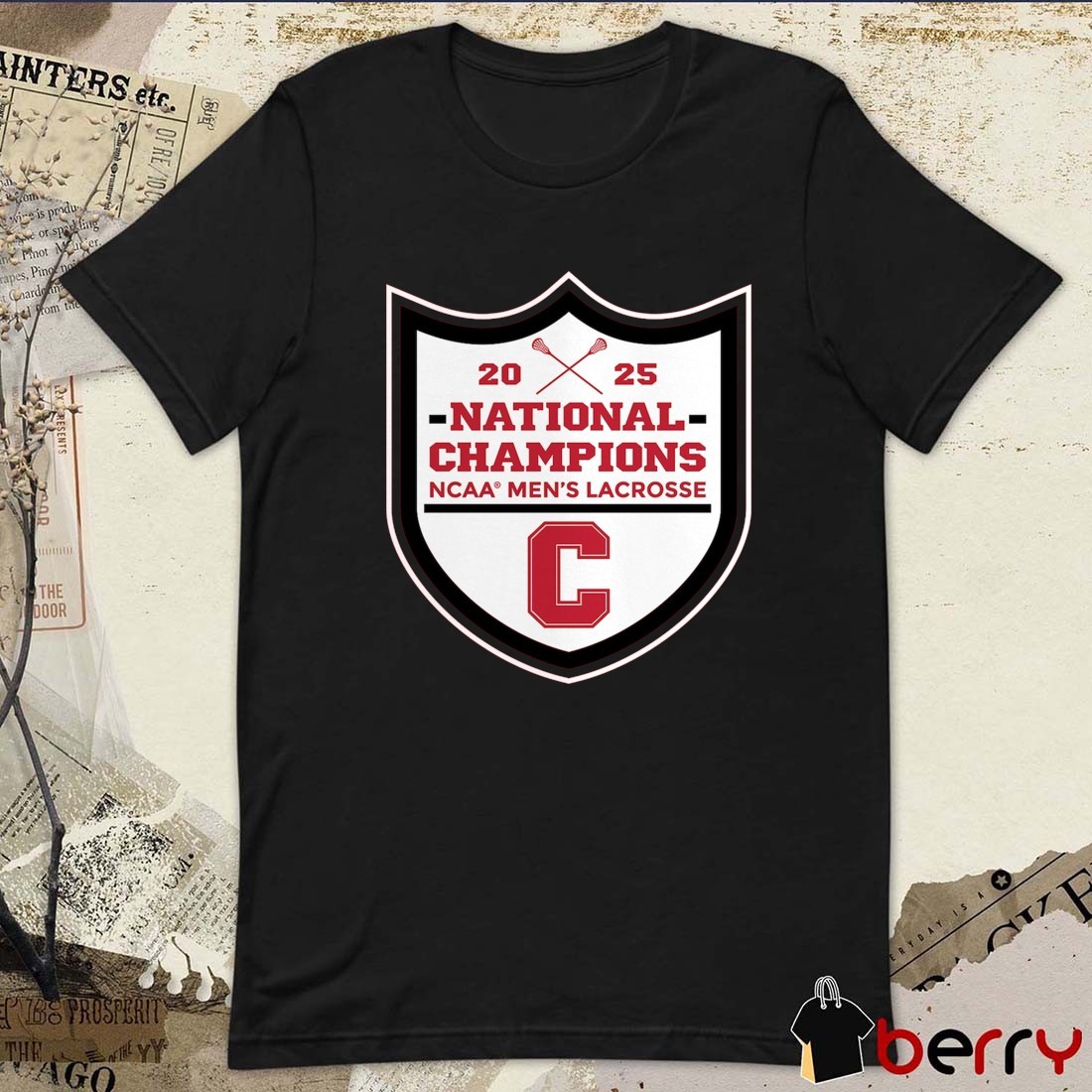 Official Cornell Big Red NCAA Men's Lacrosse National Champions 2025 ...