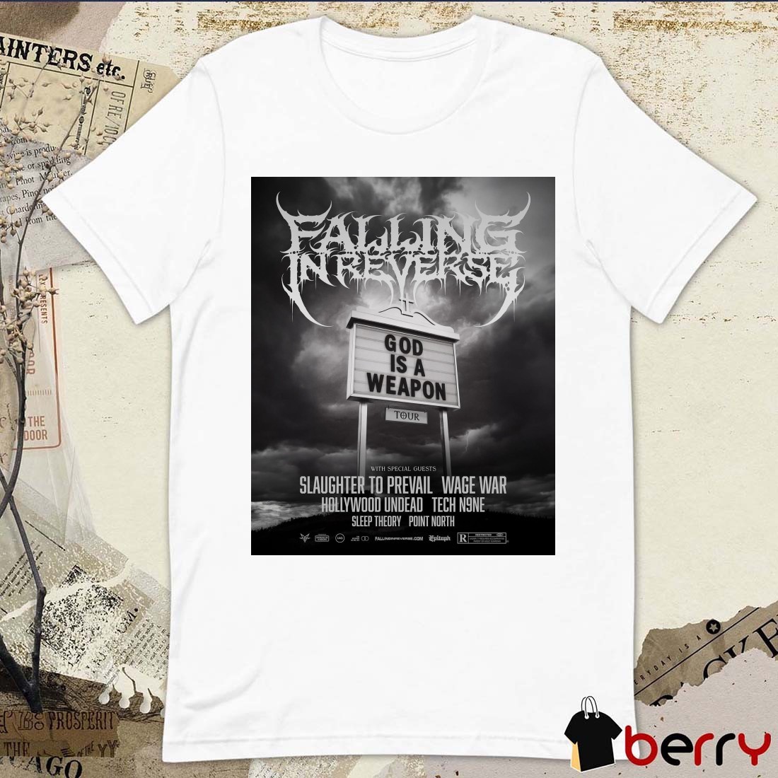 Official Falling In Reverse God Is A Weapon Tour With Special Guests ...