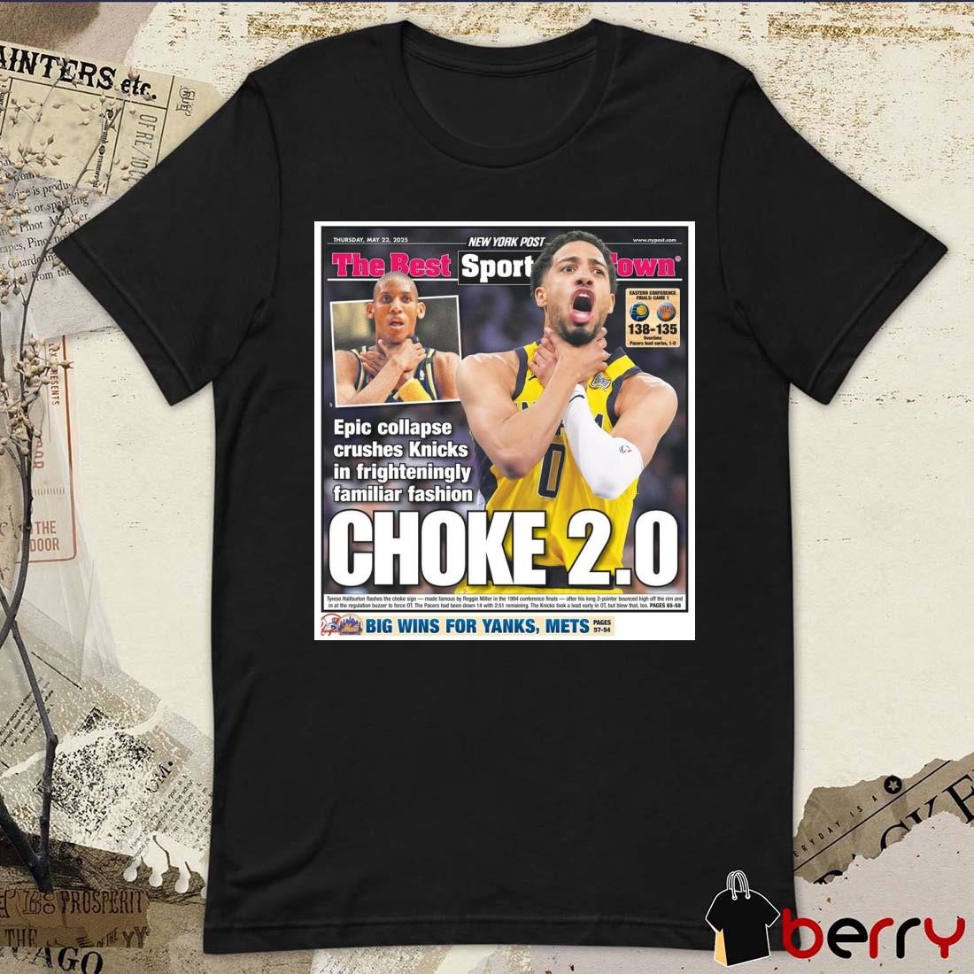 Official Paul Pierce Wearing New York Post Tyrese Haliburton Choke 2.0 ...