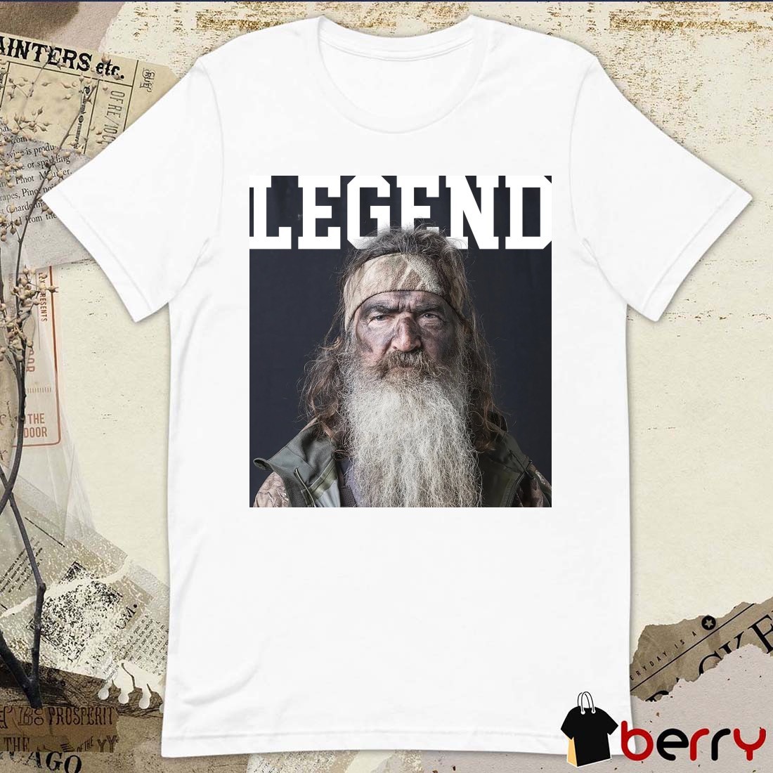 Official Phil Robertson The Phil Legend Charity Oldrowoutdoors New t-shirt, hoodie, sweater ...