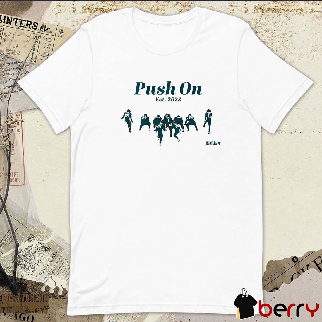 Official Philadelphia Eagles NFL Football Push On Est 2022 t-shirt ...