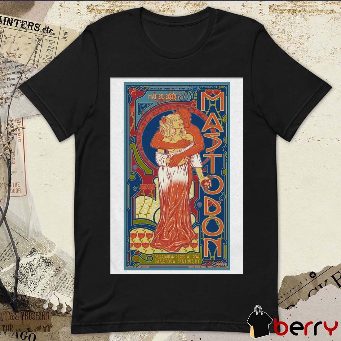 Official Poster Mastodon May 26 2025 Broadwick Stage At Spac Saratoga ...