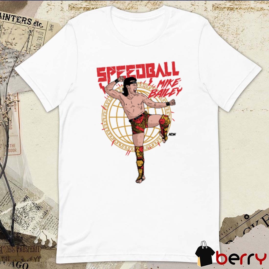 Official Speedball Mike Bailey TKD AEW 2025 Painting t-shirt, hoodie ...