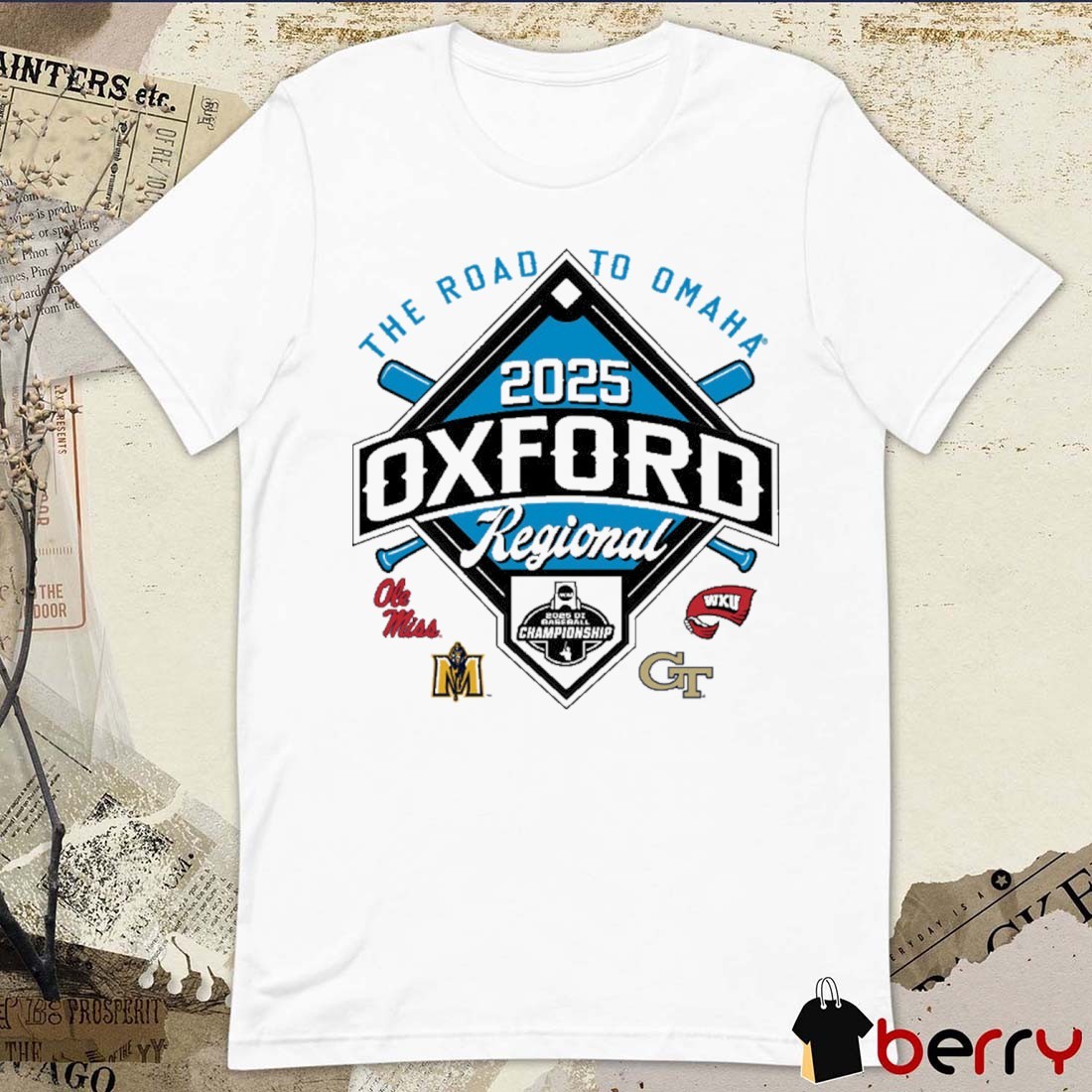 Official The Road To Omaha 4-Team Oxford Regional 2025 NCAA DI Baseball ...