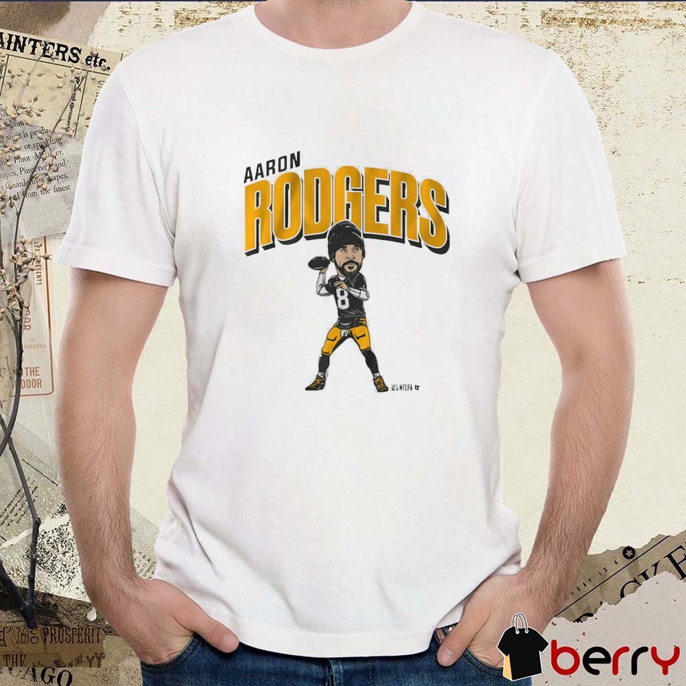 Official Aaron Rodgers Pittsburgh Steelers NFL Caricature 2025 t-shirt ...