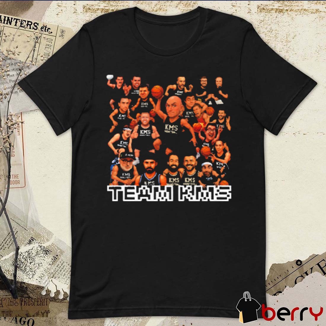 Official KMS Basketball Team KMS The Kirk Minihane Show Caricatures t-shirt, hoodie, sweater ...