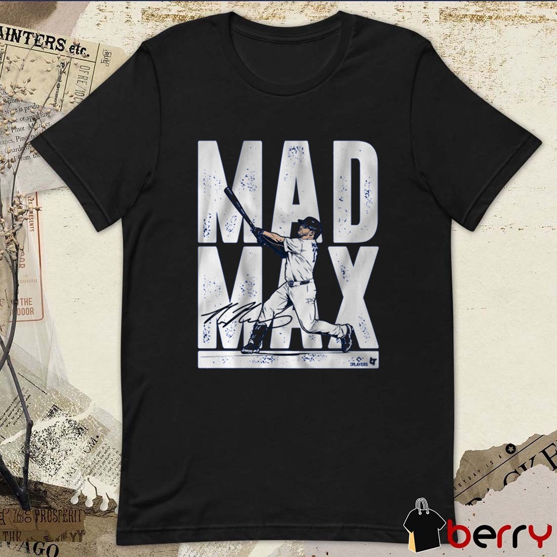 Official Max Muncy Mad Max Los Angeles Dodgers MLB Signature t-shirt ...