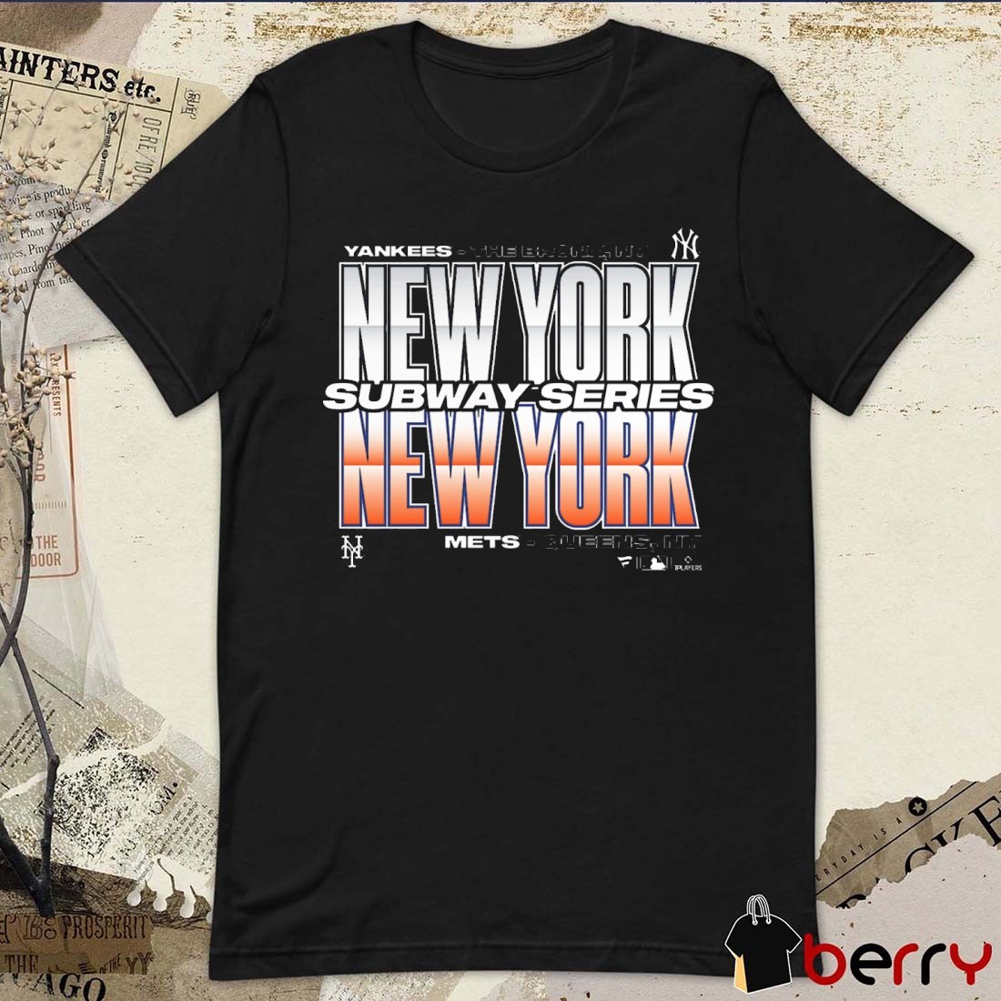 Official New York Yankees The Bronx NY vs. New York Mets Queens NY 2025 ...