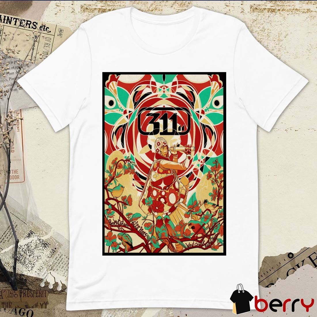 Official Poster 311 Band June 28 2025 The Wind Creek Event Center In ...