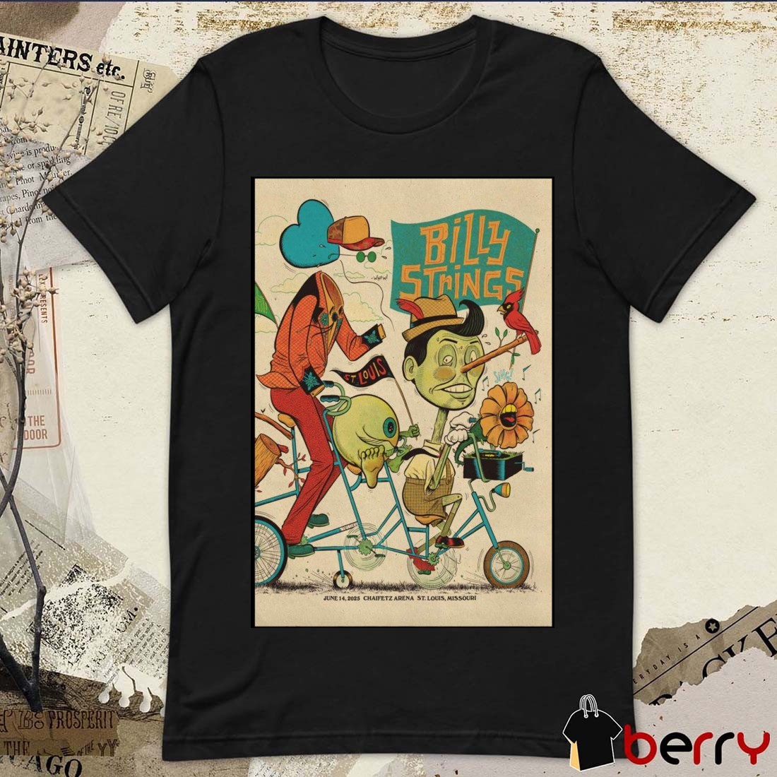 Official Poster Billy Strings June 14 2025 Chaifetz Arena In St. Louis ...