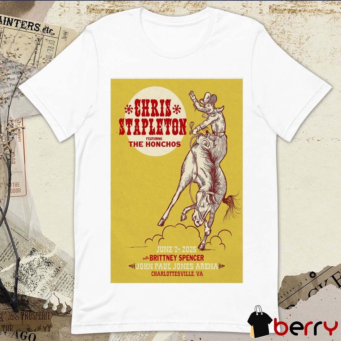 Official Poster Chris Stapleton At John Paul Jones Arena in ...