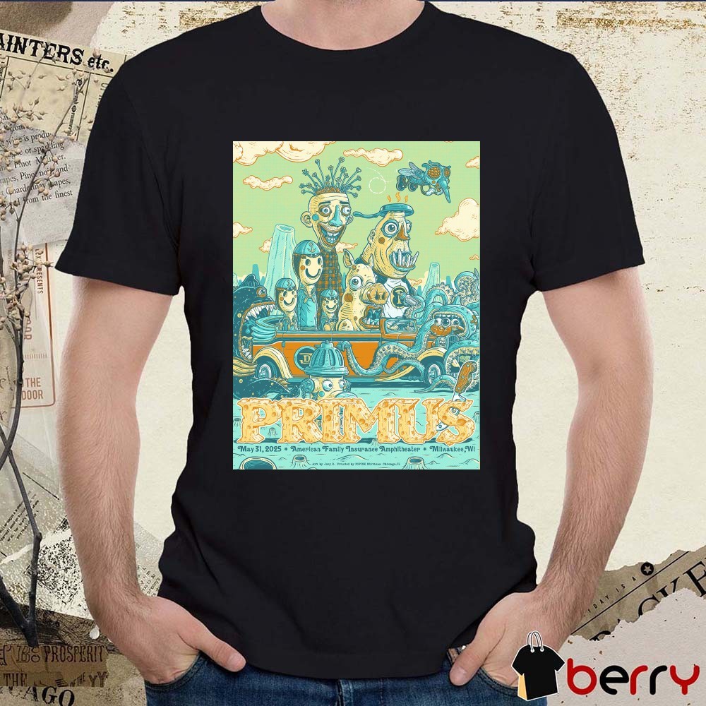 Official Poster Primus At American Family Insurance Amphitheater On May ...