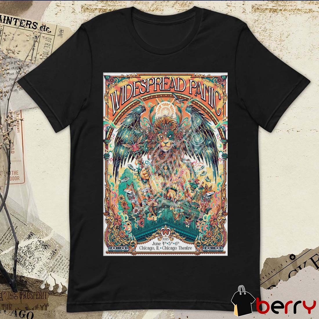 Official Poster Widespread Panic Chicago IL Chicago Theatre On June 4th ...
