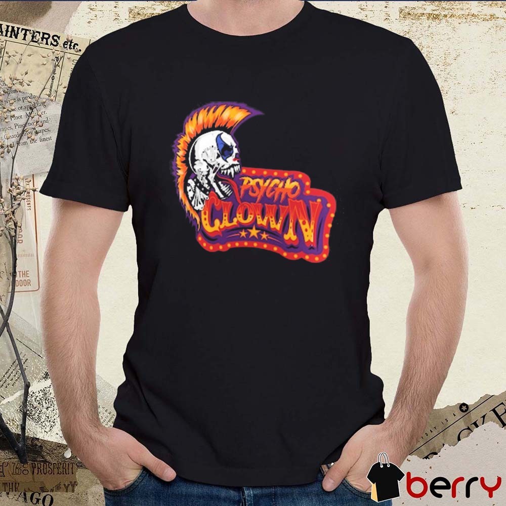 Official Psycho Clown Lucha Libre AAA Worldwide Mohawk Skull WWE 2025 t ...