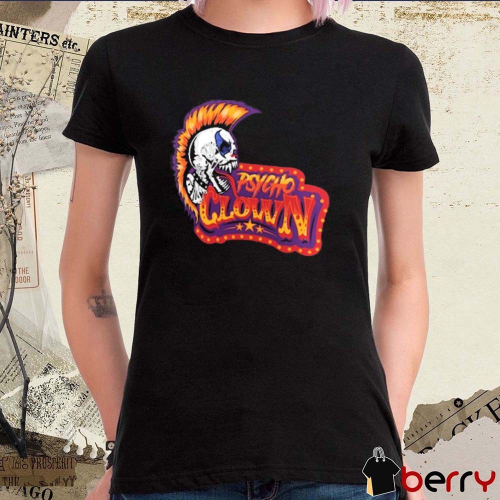 Official Psycho Clown Lucha Libre AAA Worldwide Mohawk Skull WWE 2025 t ...