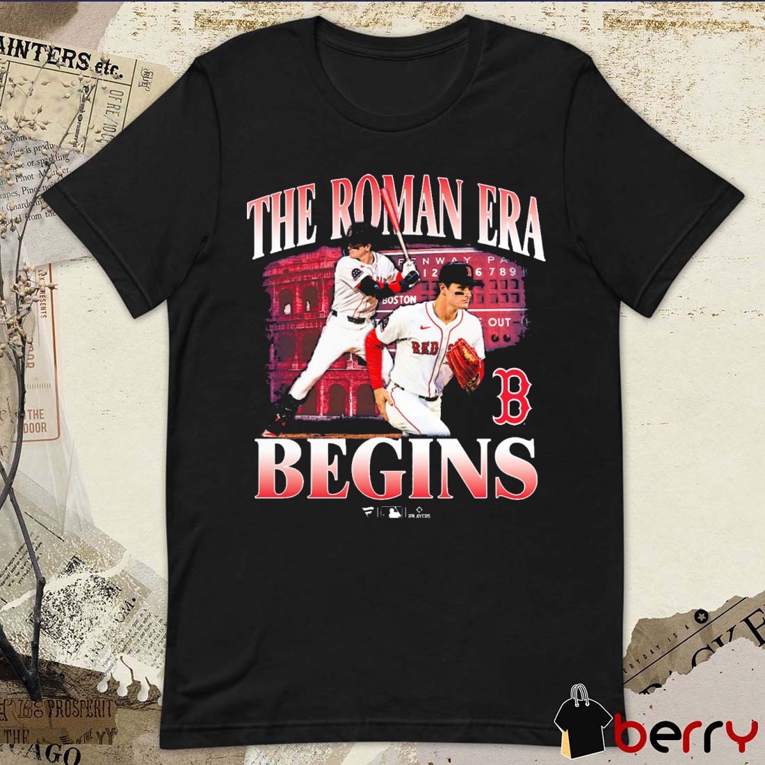 Official Roman Anthony Boston Red Sox MLB The Roman Era Begins Graphic ...