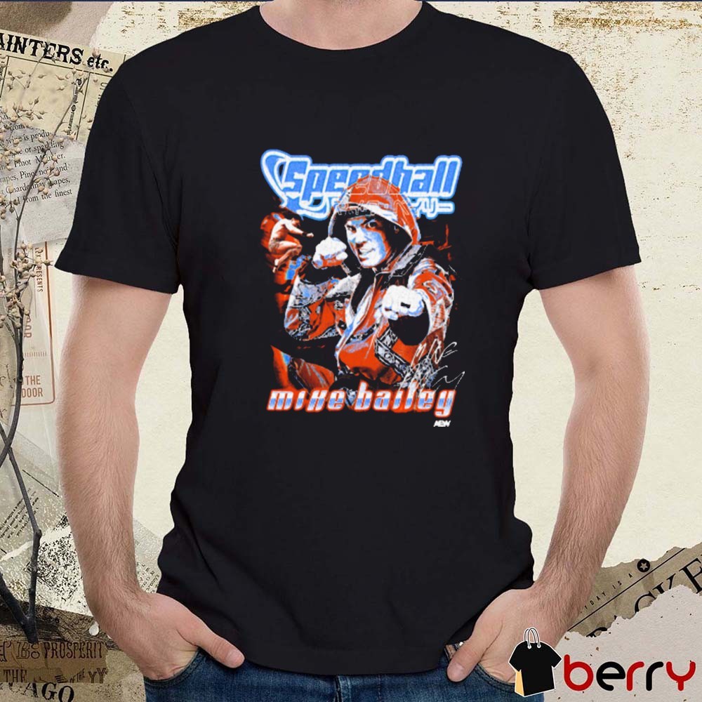 Official Speedball Mike Bailey Time Adventure Signature AEW 2025 t ...