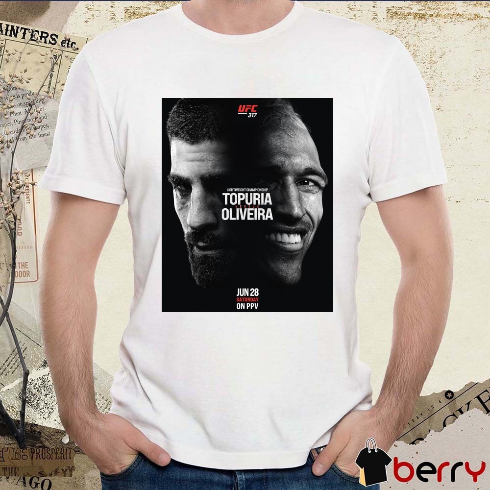 Official UFC 317 Ilia Topuria faces Charles Oliveira For Lightweight ...