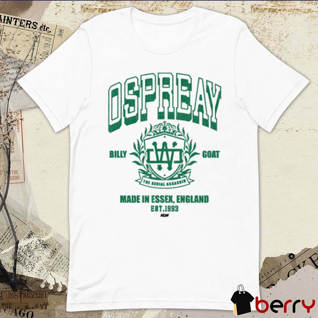 Official Will Ospreay Billy Goat The Aerial Assassin Made in Essex ...