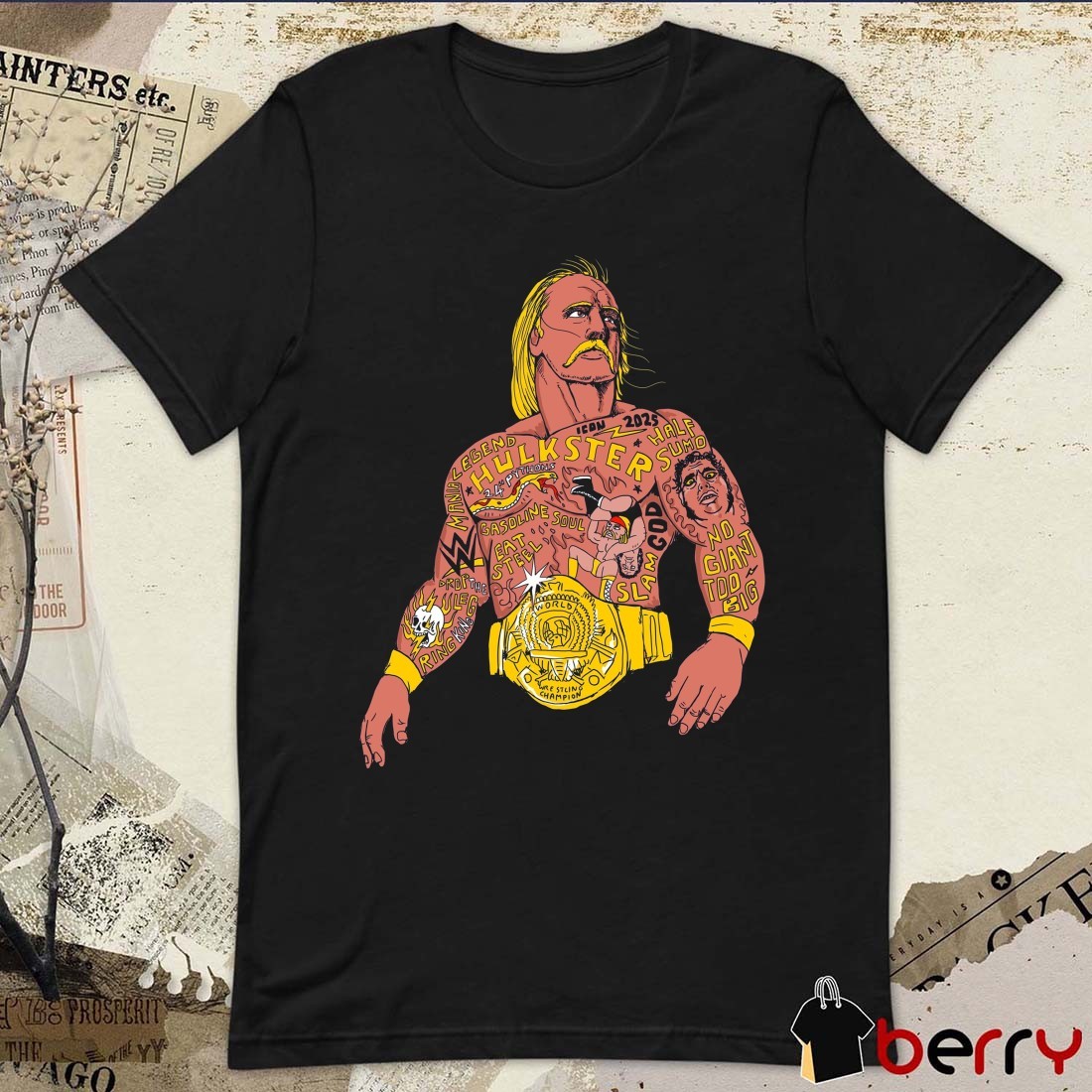 Official Half Sumo RIP Hulk Hogan Legend Hulkster No Giant Too Big Slam ...