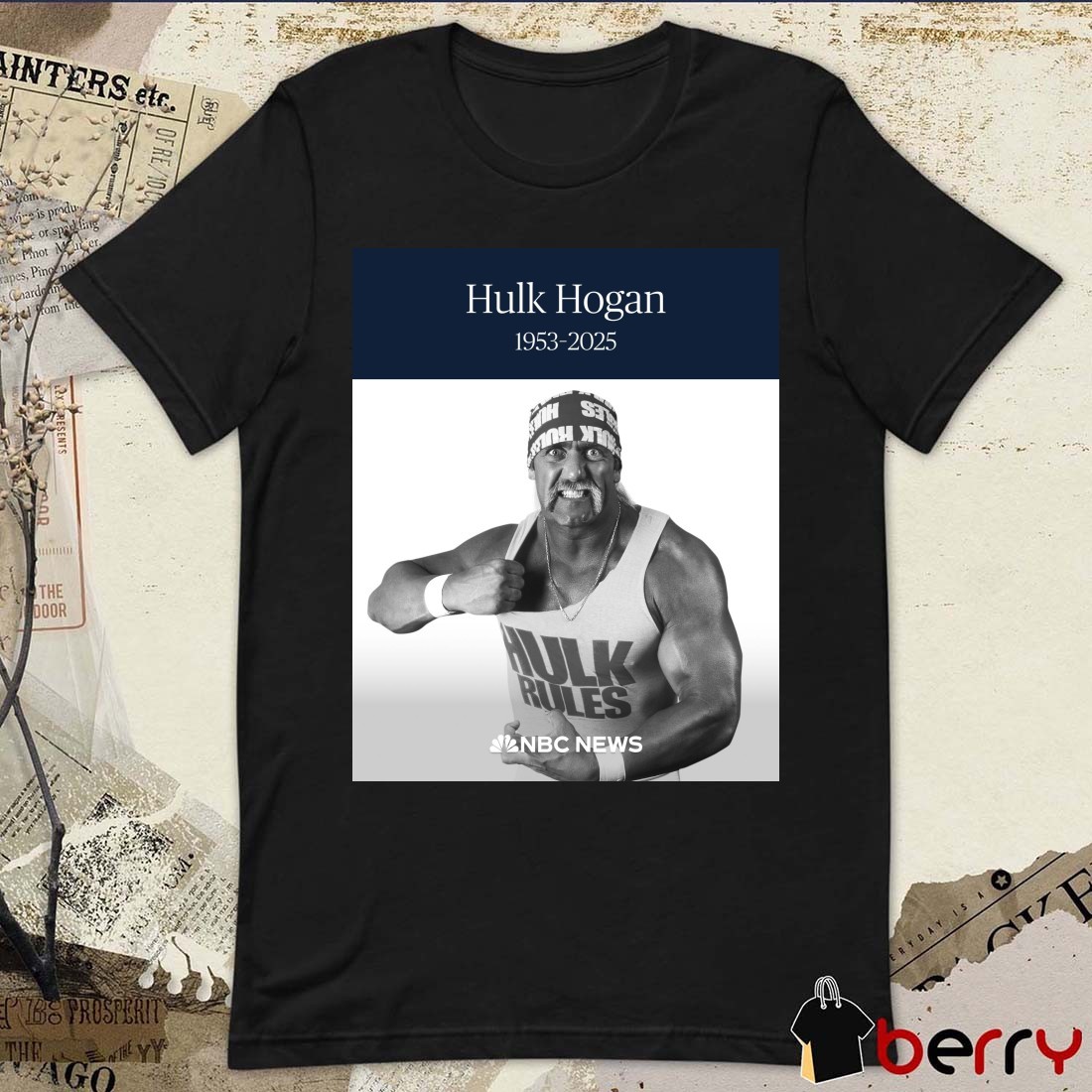 Official NBC News Hulk Hogan Ripping Has Died He Was 71 1953 - 2025 t ...