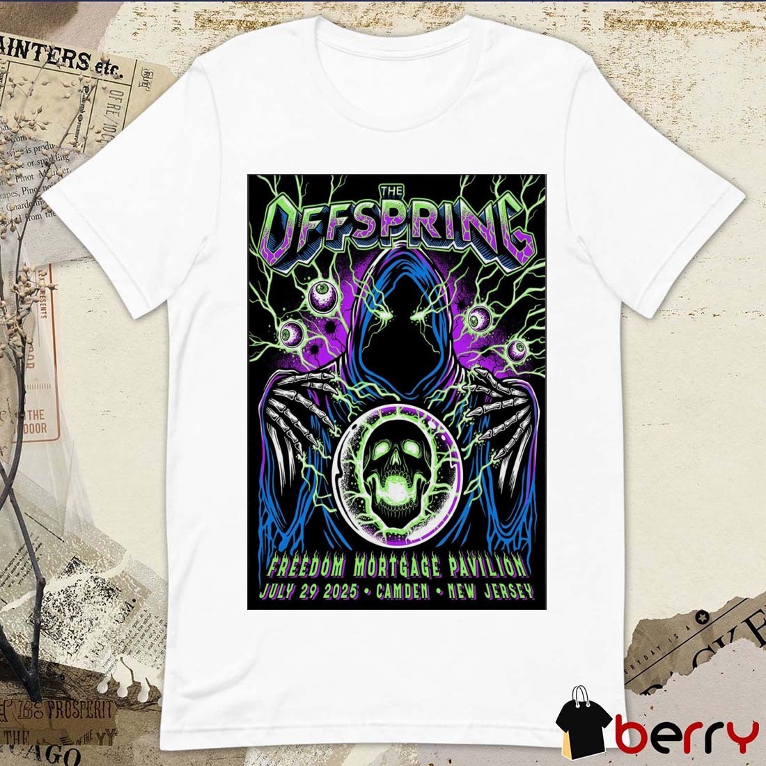 Official Poster The Offspring Freedom Mortgage Pavilion In Camden NJ On ...