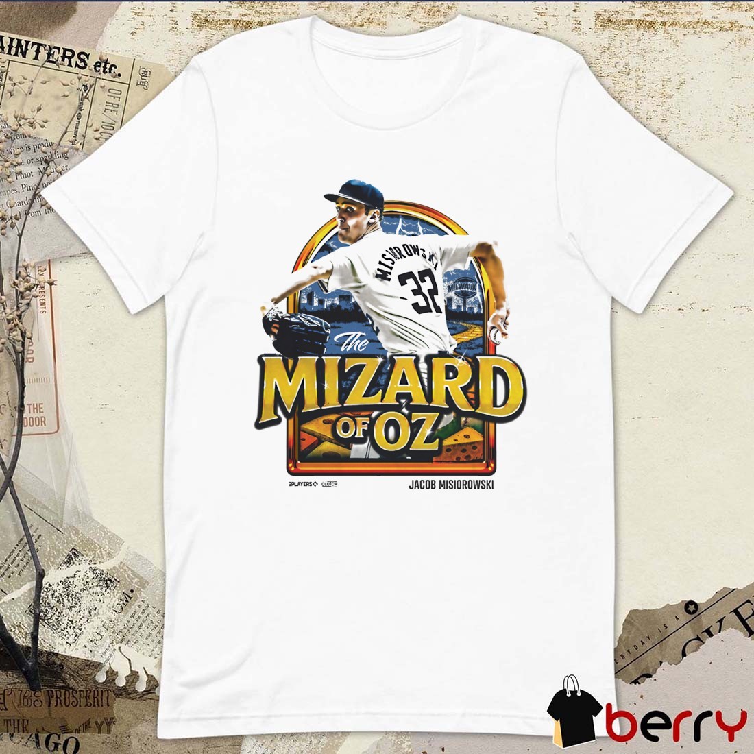 Official The Mizard of Oz Jacob Misiorowski Milwaukee Brewers MLBPA ...