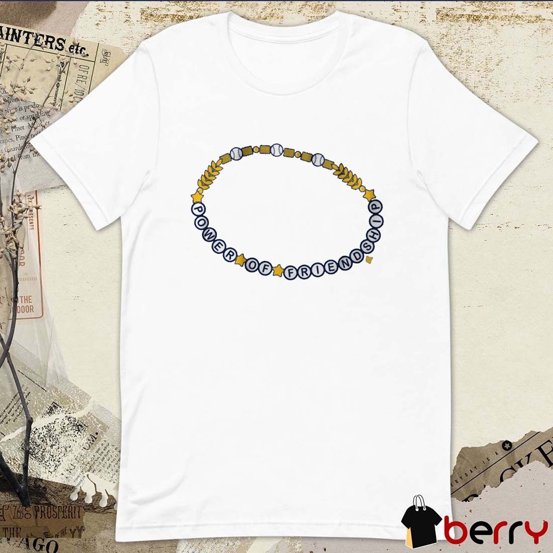 Official Milwaukee Brewers Baseball The Power Of Friendship Bracelet ...