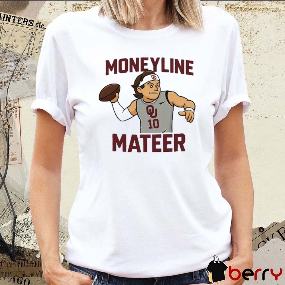 Official Oklahoma Sooners Baum Moneyline Mateer John Mateer NCAA 2025 t ...