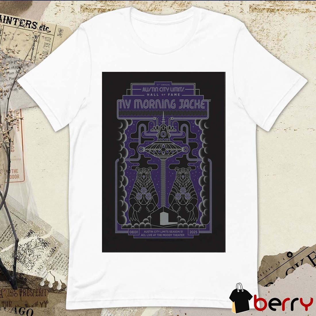 Official Poster My Morning Jacket In Austin TX At The Moody Theater On ...