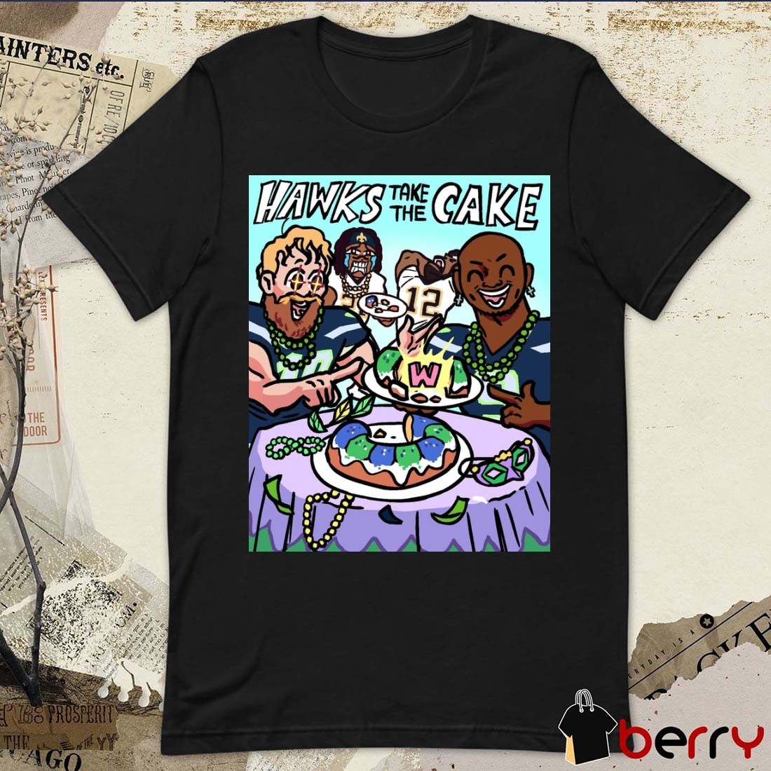 Official Cooper Kupp, Kenneth Walker III Seattle Seahawks Take The Cake Poster t-shirt, hoodie ...