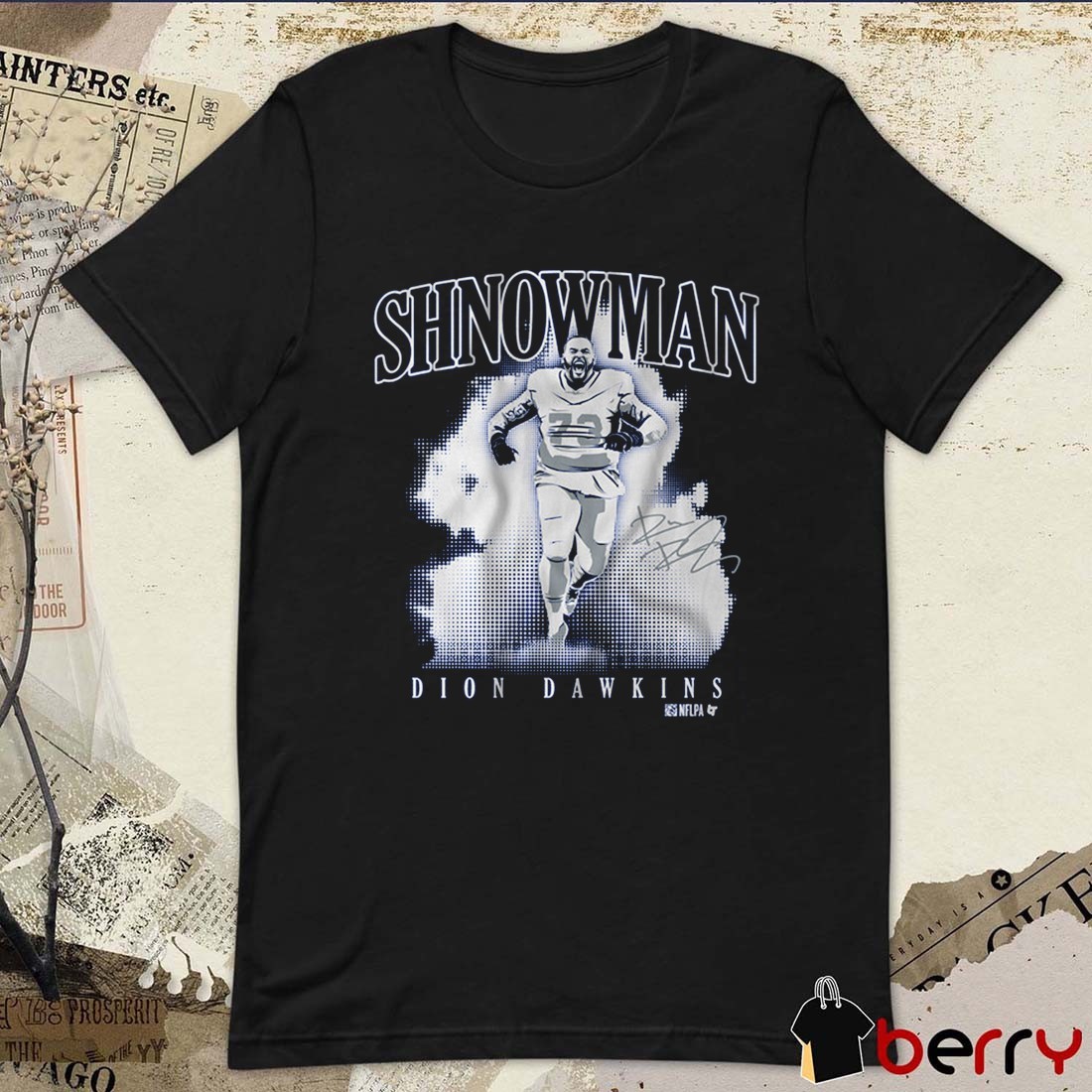 Official Dion Dawkins The Shnowman Buffalo Bills NFL Football Signature ...