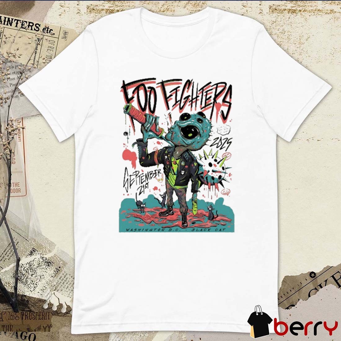 Official Foo Fighters September 21 2025 The Black Cat in Washington DC ...