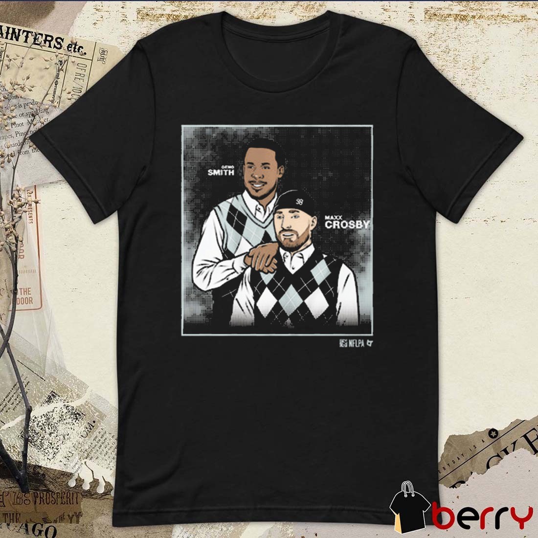 Official Geno Smith and Maxx Crosby Family Portrait Las Vegas Raiders ...