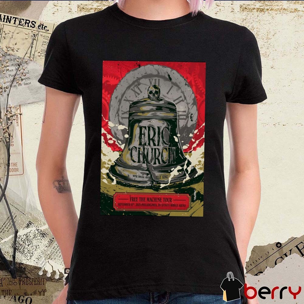 Official Poster Eric Church Free The Machine Tour September 18 2025 ...