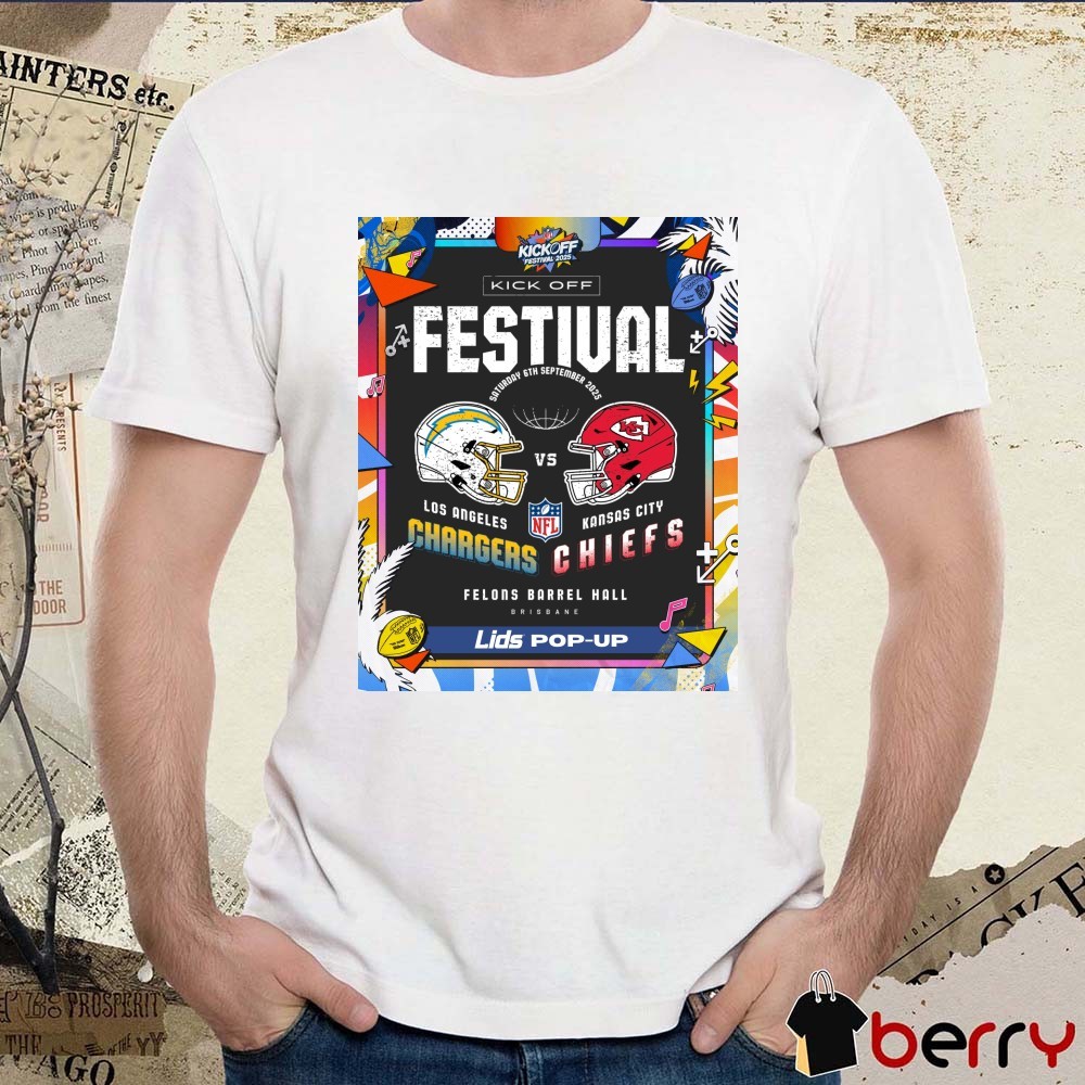 Official Poster Los Angeles Chargers Vs Kansas City Chiefs 2025 NFL ...