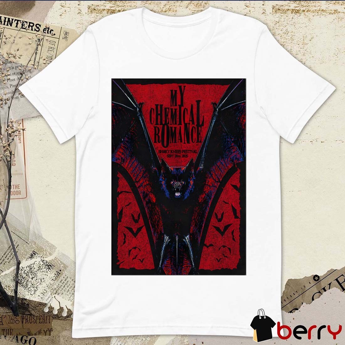 Official Poster My Chemical Romance Shaky Knees Festival On September ...