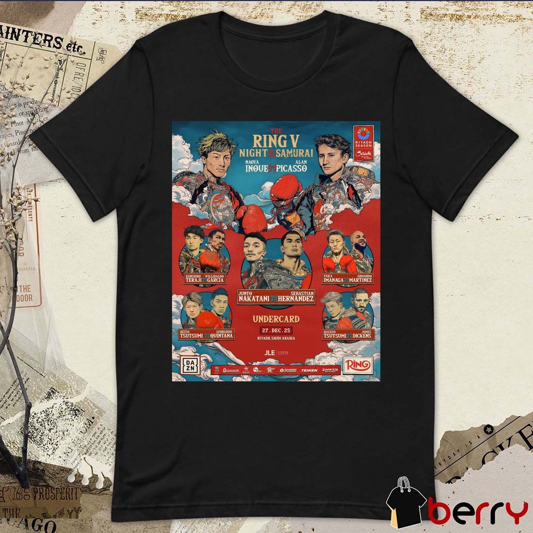 Official The Ring V Night of the Samurai Naoya Inoue vs Alan Picasso 27 ...