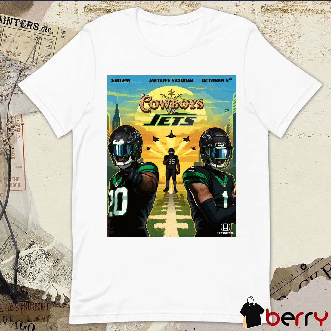 Official Dallas Cowboys Vs New York Jets NFL Game at MetLife Stadium on ...