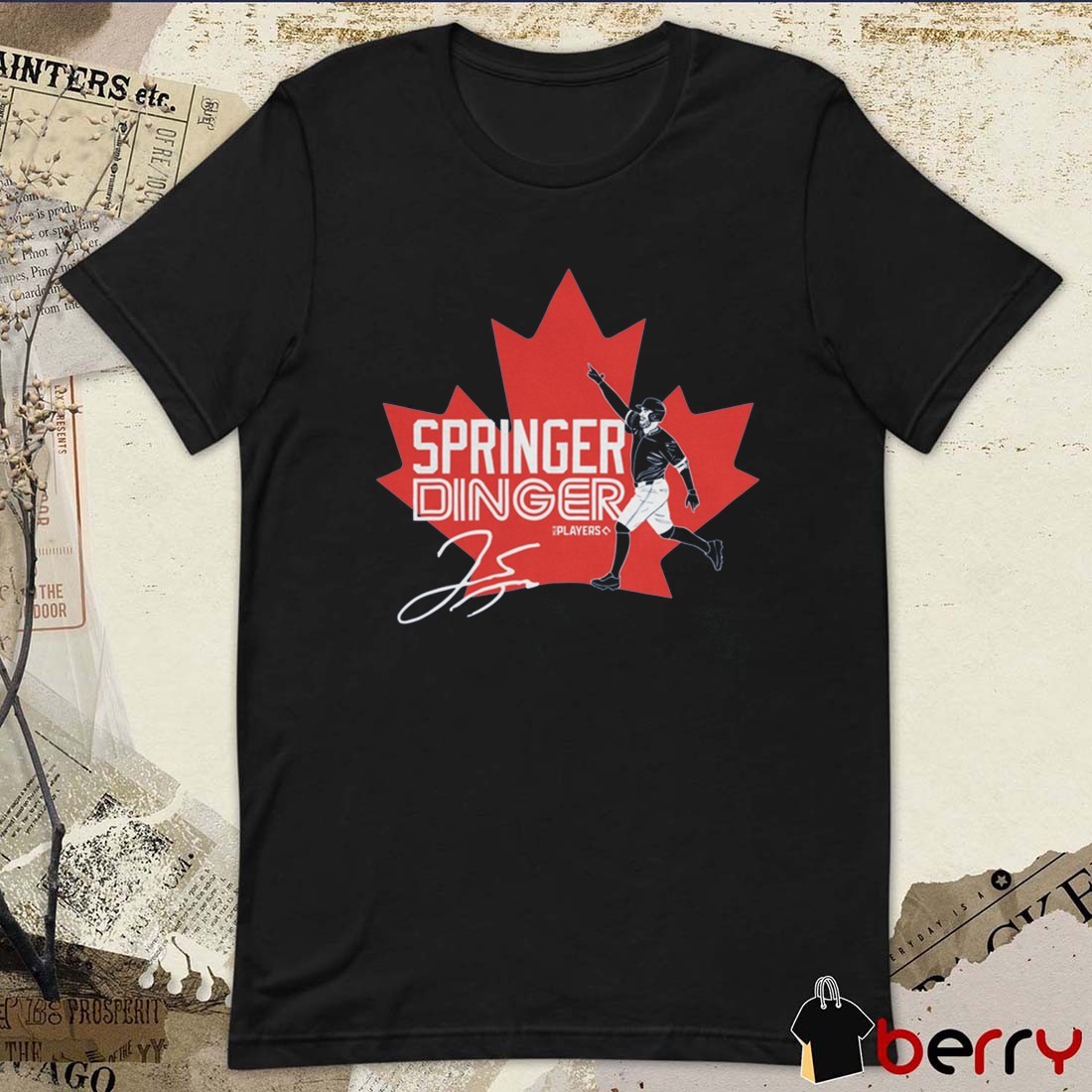 Official Springer Dinger George Springer Toronto Blue Jays MLB Painting ...