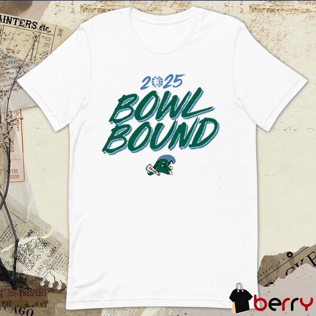 Official Tulane Green Wave football NCAA 2025 Bowl Bound Season t-shirt, hoodie, sweater, long ...