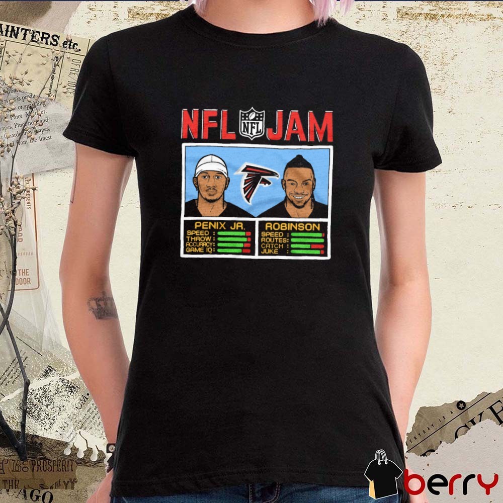 Official NFL Jam Atlanta Falcons Michael Penix Jr. And Bijan Robinson ...