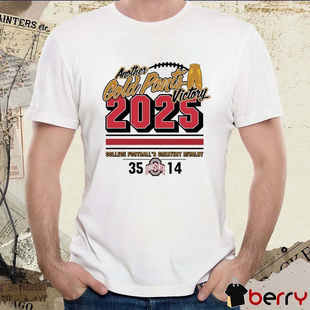 Official Ohio State Buckeyes 2025 Another Gold Pants Victory College ...