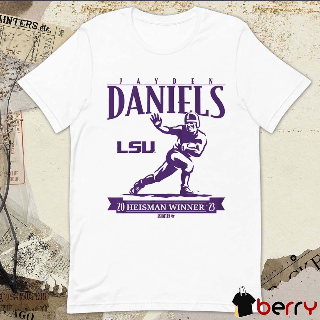 Official LSU Tigers Football Jayden Daniels Heisman Winner Trophy t ...