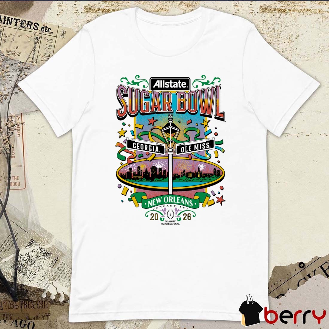 Official Sugar Bowl All State Ole Miss Rebels Vs Georgia Bulldogs New ...