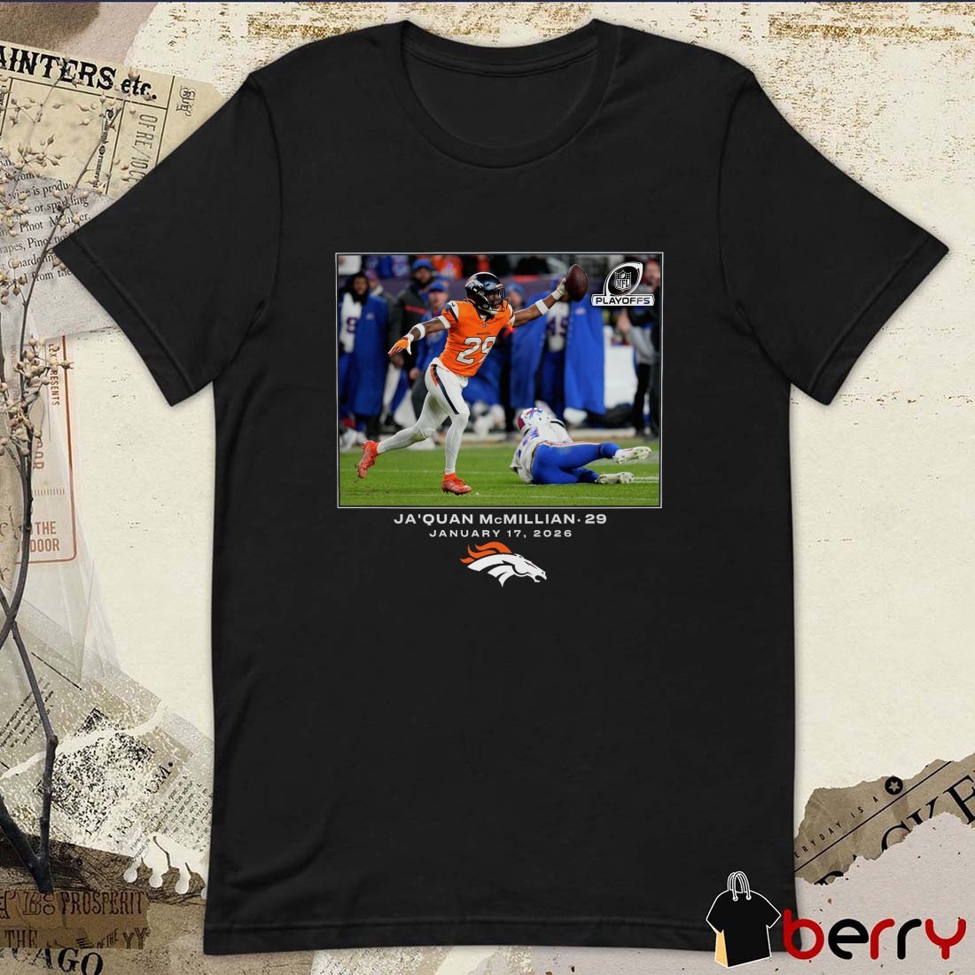 Official Ja'Quan McMillian Denver Broncos NFL Flash Features January 17 ...